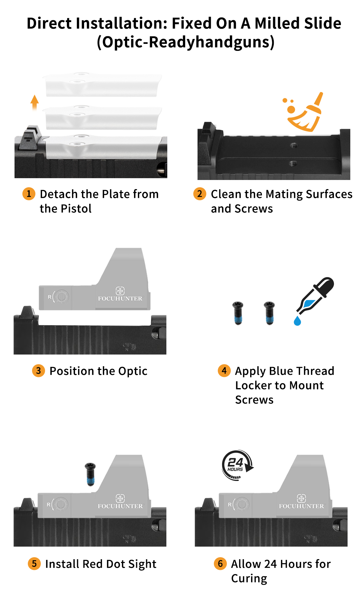 How to Mount Red dot Sight to Pistol？ | Focuhunter